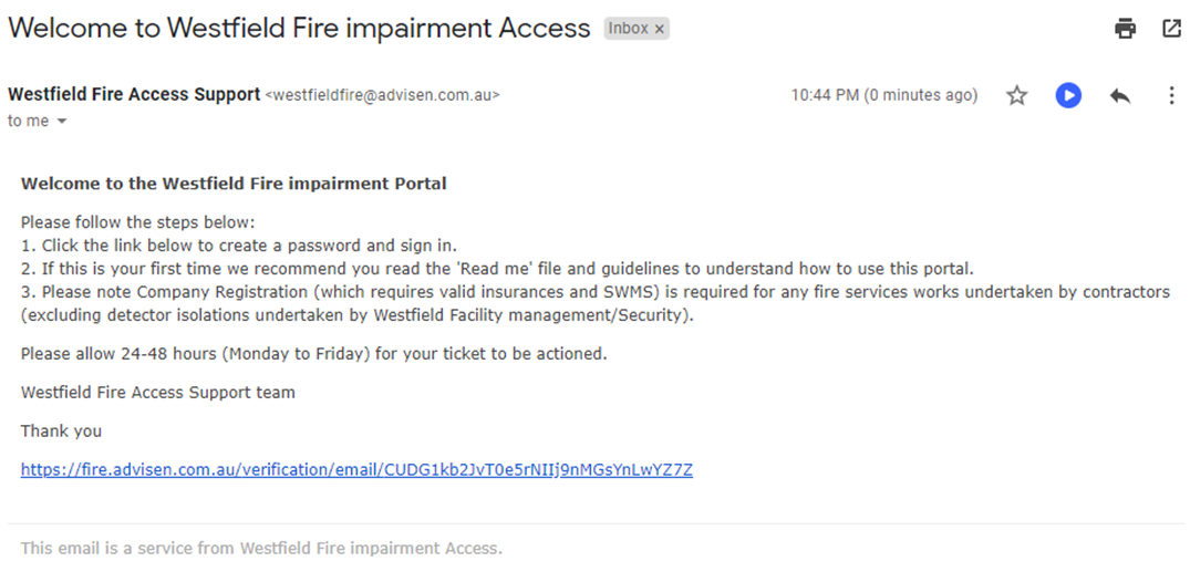Step by step guide on using the Fire impairment request portal – Fire ...