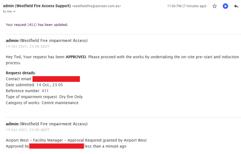 Step by step guide on using the Fire impairment request portal – Fire ...